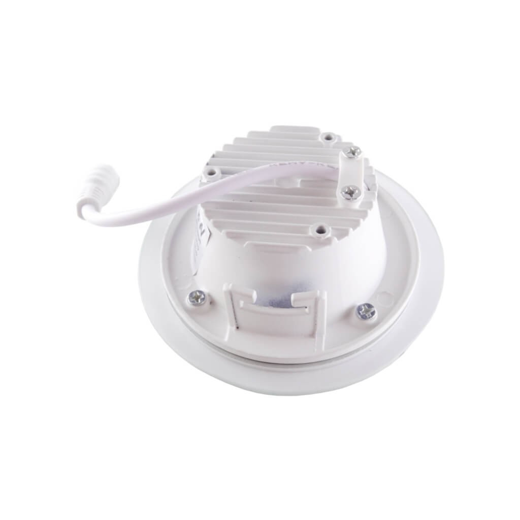 Spot Decorativ Rotund Cob Led 5W Alb Cald Cu Rama De Sticla
