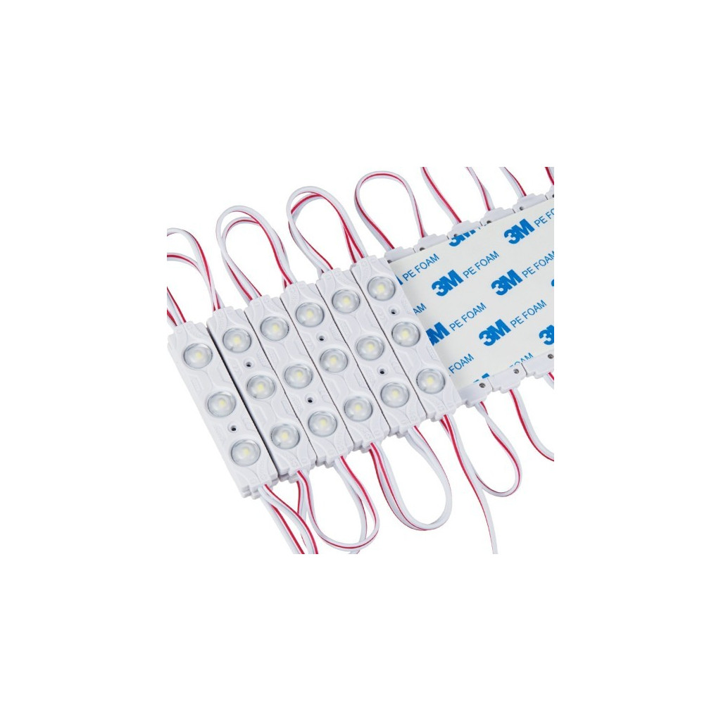Modul Led 12V 1.5W 3X2835 Smd Ip67 - Set 20 Buc Alb Rece Dl66820