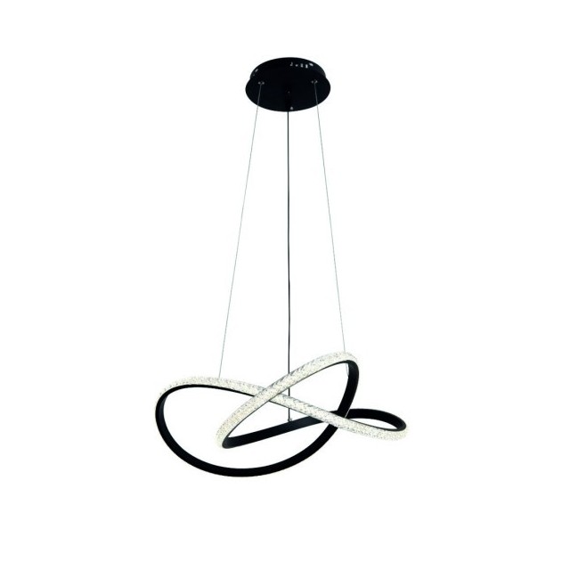 Lustra Led Ajustabila 66W Neagra Dl75L221