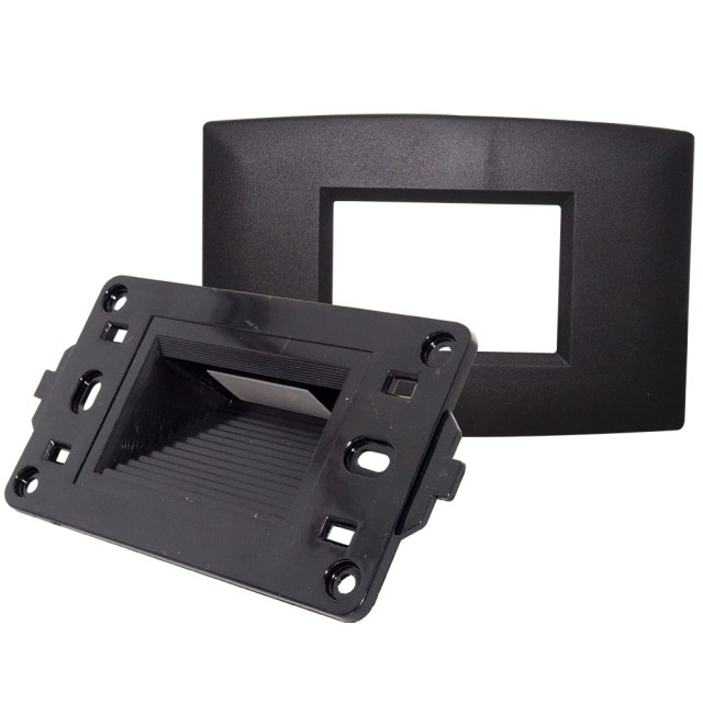 Spot Led 2W Incastrabil Negru Pentru Perete / Scara Alb Natural